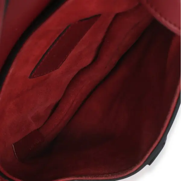 Dior Smooth Calfskin Saddle Bag - Red