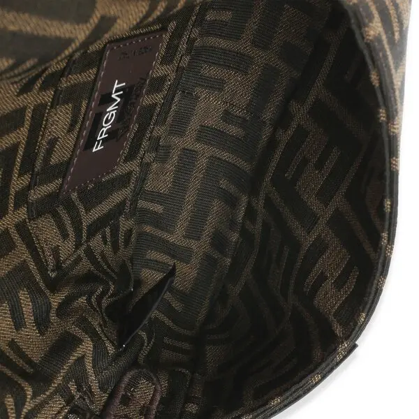 Fendi Ff Jacquard Fabric Dratini Baguette Bag