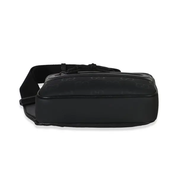 Gucci Rubber Gg Effect Sling Bag