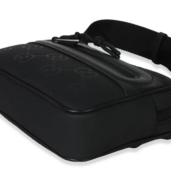 Gucci Rubber Gg Effect Sling Bag