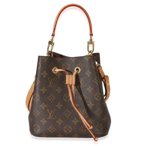LOUIS VUITTON Monogram Canvas Neonoe Bb Bucket Bag - Brown