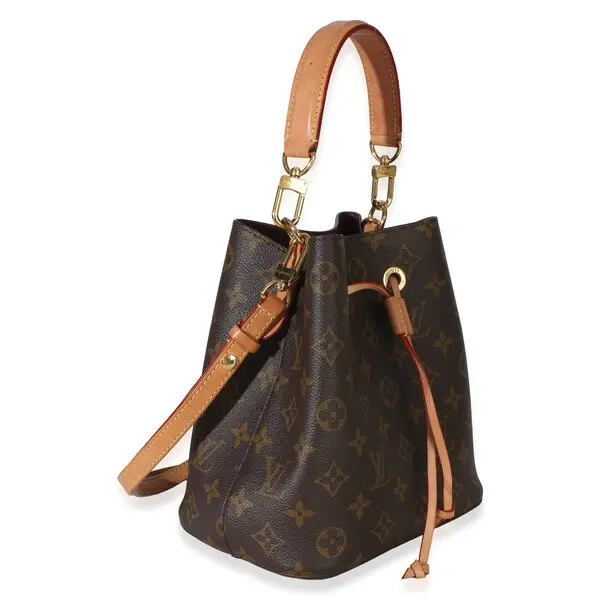 LOUIS VUITTON Monogram Canvas Neonoe Bb Bucket Bag - Brown