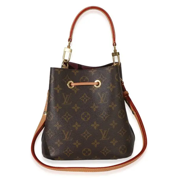 LOUIS VUITTON Monogram Canvas Neonoe Bb Bucket Bag - Brown
