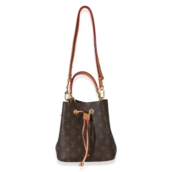 LOUIS VUITTON Monogram Canvas Neonoe Bb Bucket Bag - Brown