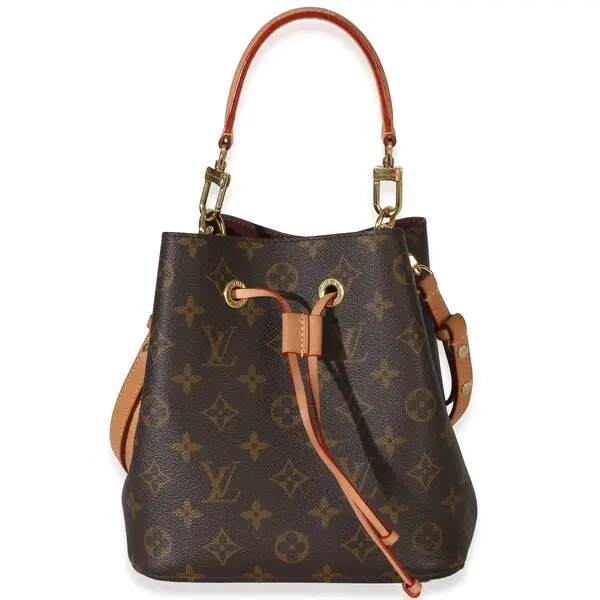 LOUIS VUITTON Monogram Canvas Neonoe Bb Bucket Bag - Brown
