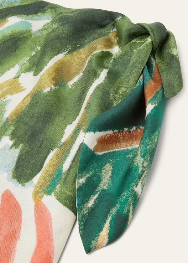 Loro Piana Corina Printed Midi Skirt - Multicolor