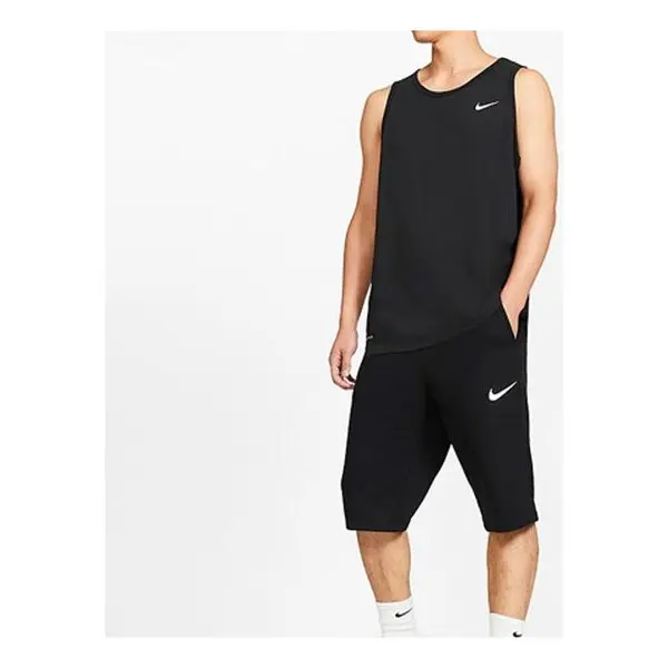Nike Dri-fit Knit Training Shorts - Black