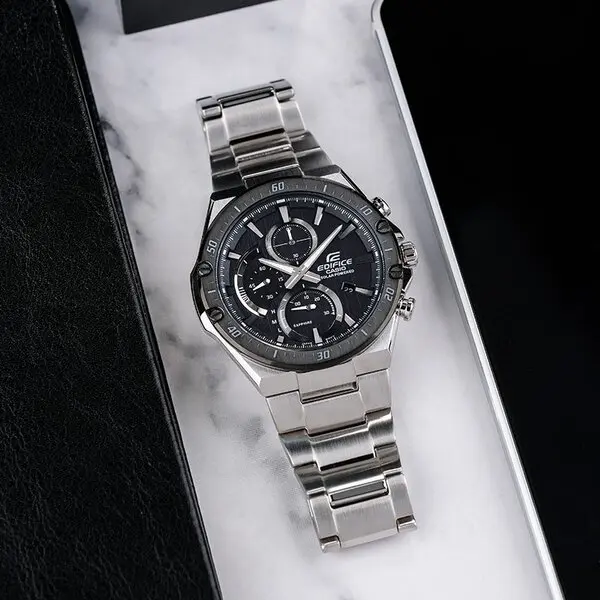 Casio Edifice Solar Powered Sapphire Crystal Analog Watch