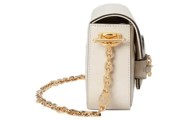 Gucci Horsebit 1955 Small Shoulder Bag - White