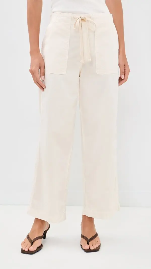 AMO Easy Drawstring Slouch Crop Trousers