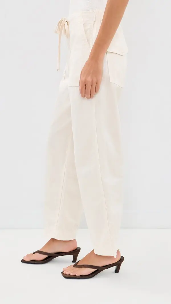 AMO Easy Drawstring Slouch Crop Trousers