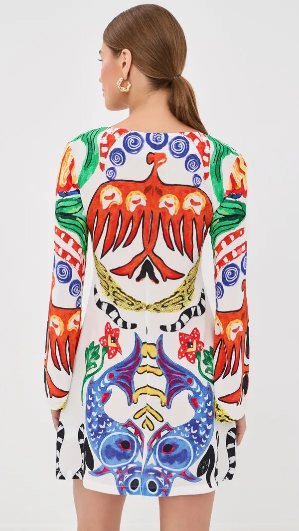 Stella Jean Totem Midi Dress