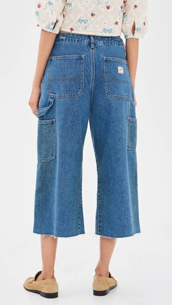 Sea Milene Denim Carpenter Culottes