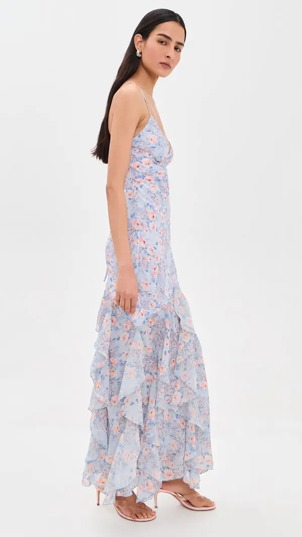 For Love & Lemons Elea Maxi Dress