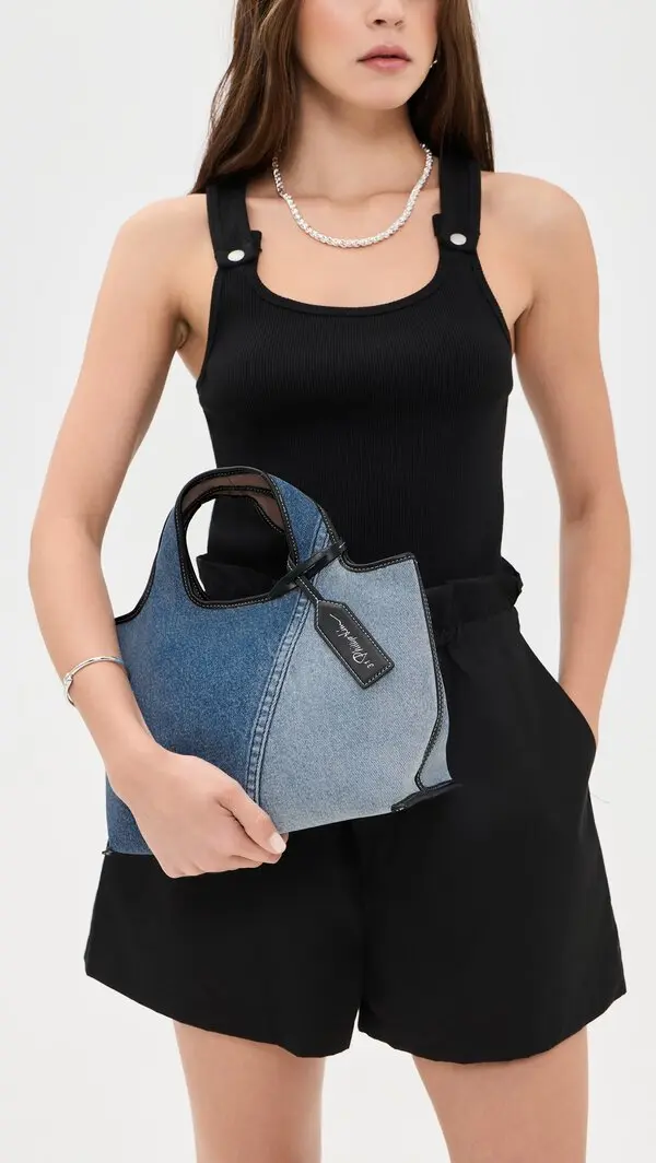 3.1 Phillip Lim Denim Mini Market Tote
