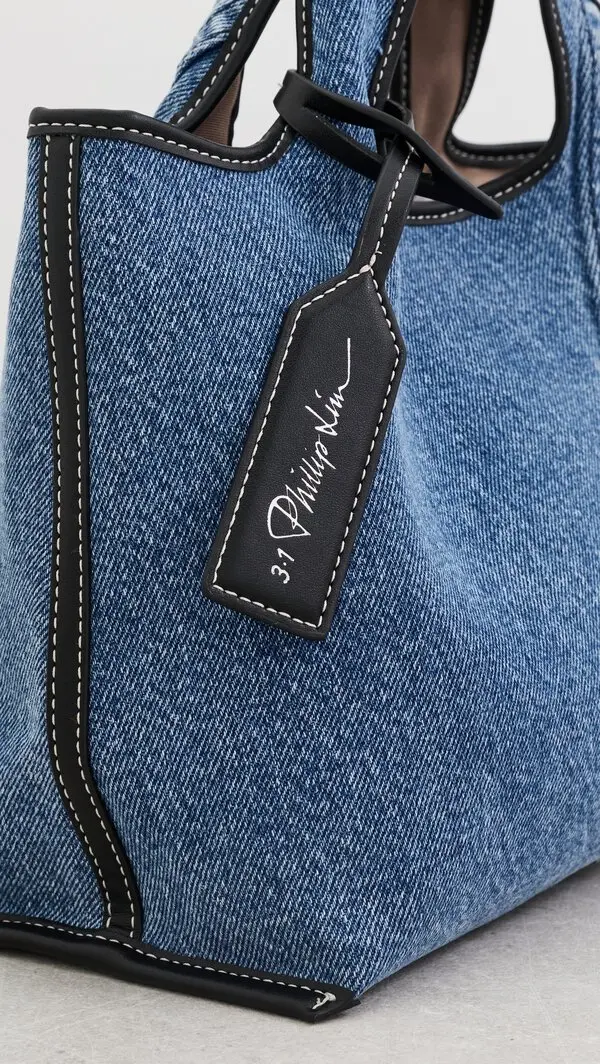 3.1 Phillip Lim Denim Mini Market Tote