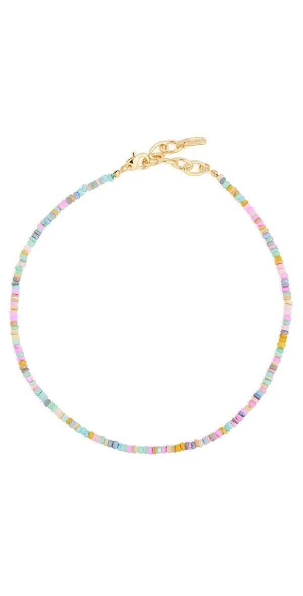 LOGAN TAY Pastel Mini Beaded Necklace - Multi-color