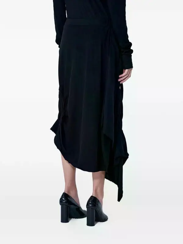 Yohji Yamamoto Asymmetric Draped Skirt