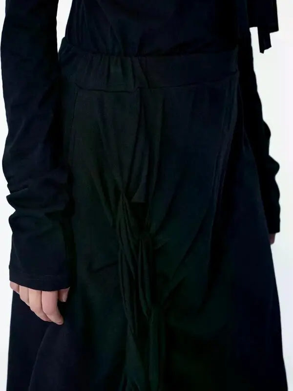 Yohji Yamamoto Asymmetric Draped Skirt