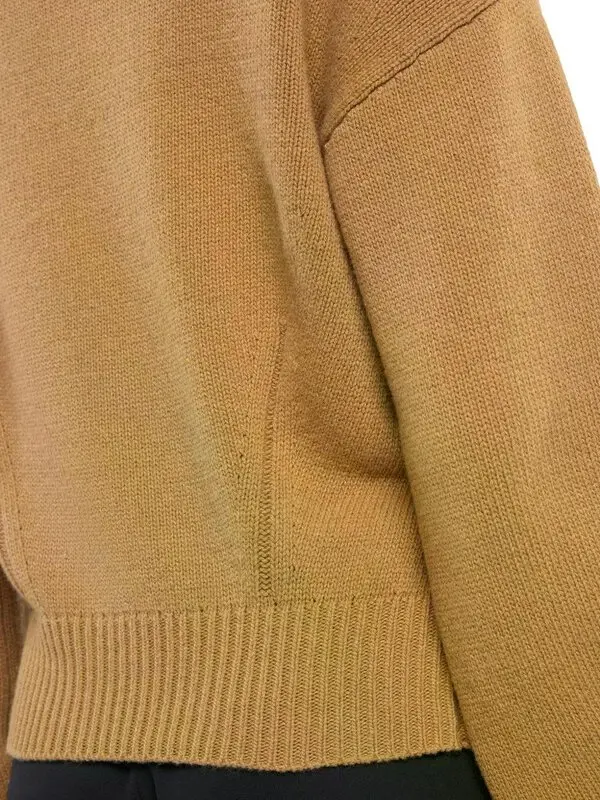 Another Tomorrow Darted Cashmere Sweater - Neutrals