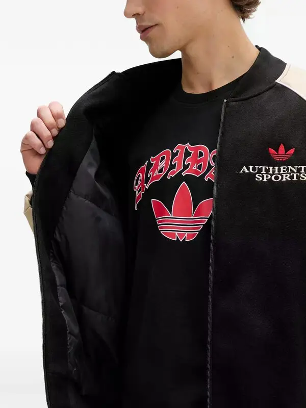 Adidas Embroidered Logo Bomber Jacket