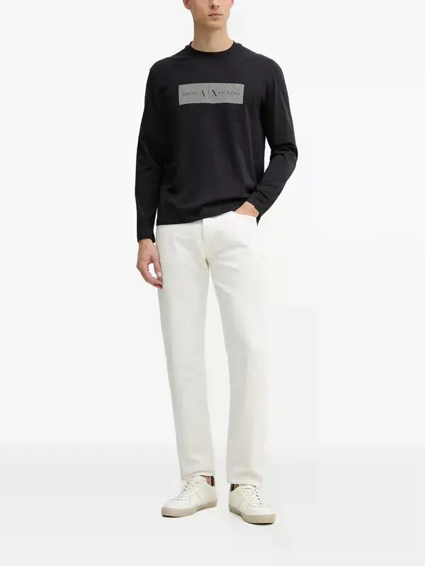 Armani Exchange Logo-print Long-sleeve T-shirt