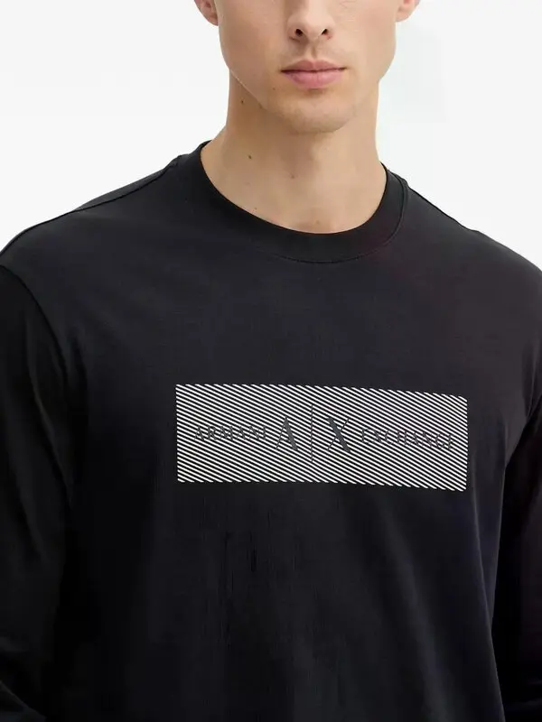 Armani Exchange Logo-print Long-sleeve T-shirt