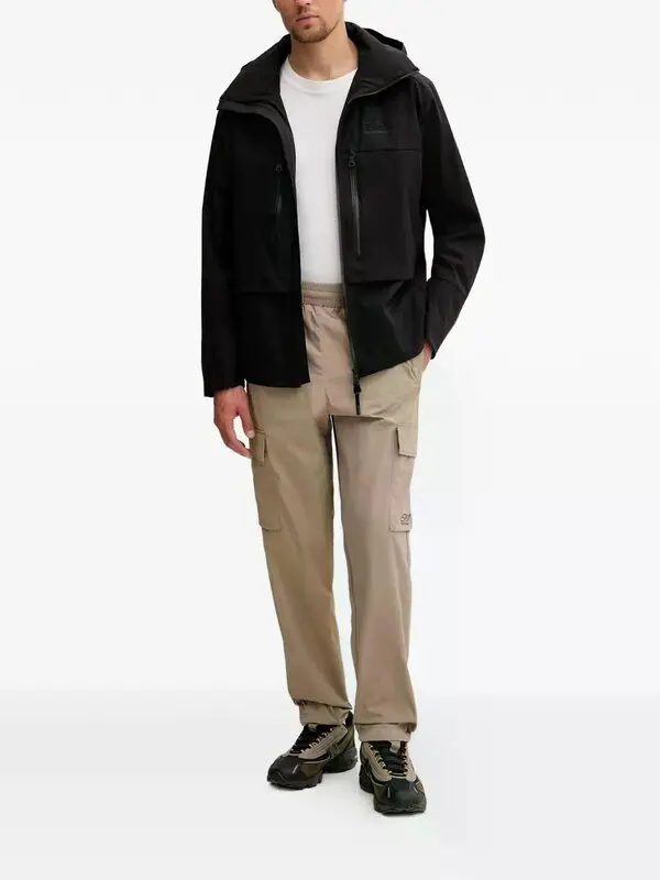 EA7 Logo-print Hooded Jacket