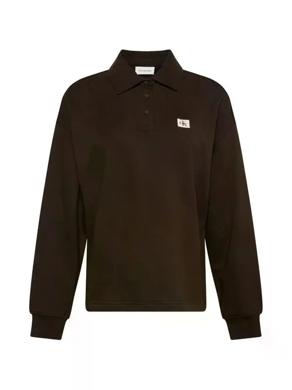 Calvin Klein Long-sleeved Polo Shirt