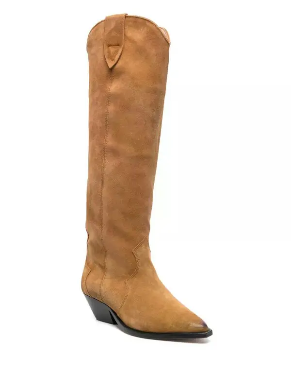 Isabel Marant Étoile Denvee Suede Knee-high Boots - Brown