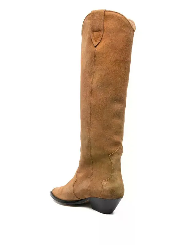 Isabel Marant Étoile Denvee Suede Knee-high Boots - Brown