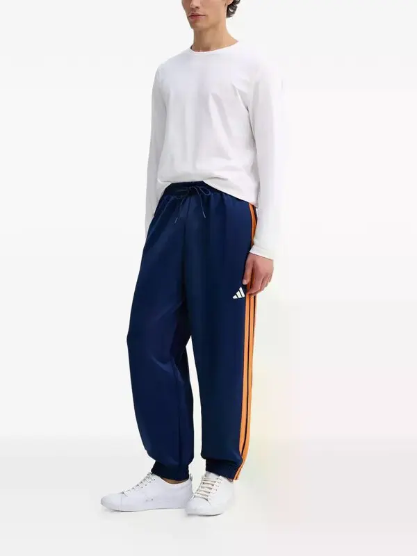 Adidas Stadium Logo-print Side-stripe Track Pants