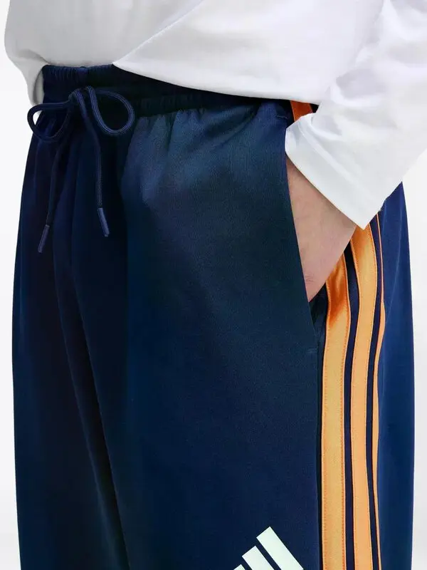 Adidas Stadium Logo-print Side-stripe Track Pants