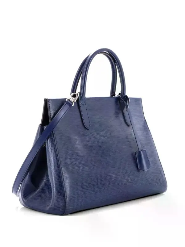 LOUIS VUITTON Epi Leather Mm Satchel - Blue