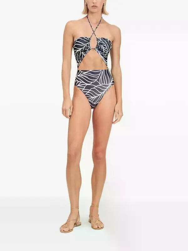 DEVON Amal Cutout Halterneck Swimsuit