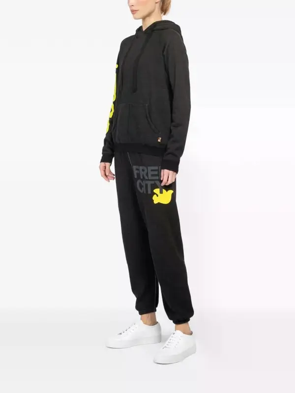 FREECITY Graphic Print Hoodie