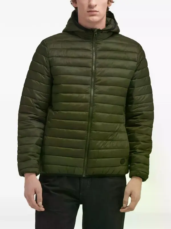 Roberto Cavalli Quilted Hooded Jacket