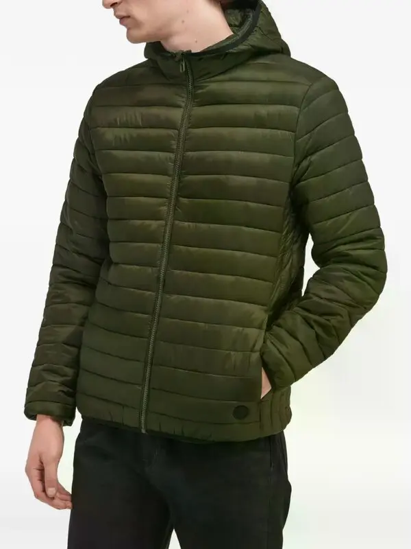 Roberto Cavalli Quilted Hooded Jacket