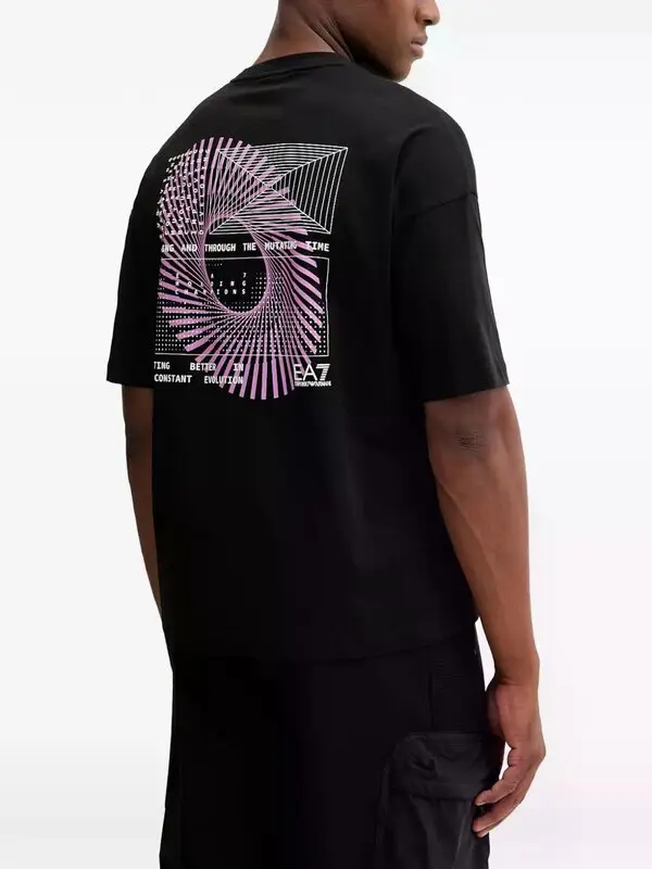 EA7 Logo-print T-shirt