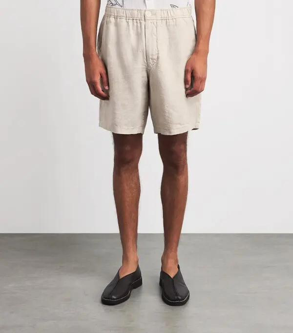 WAX LONDON Kurt Linen Shorts