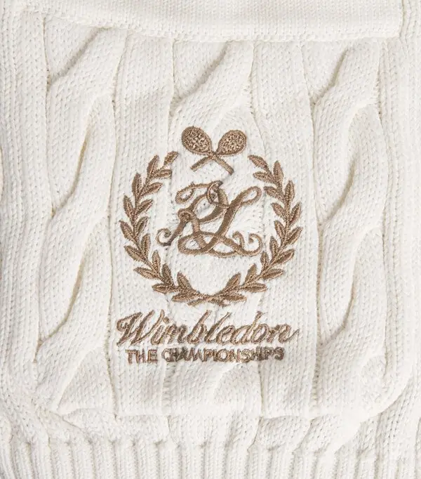 Ralph Lauren Purple Label Wimbledon Cable-knit Cardigan - Ivory