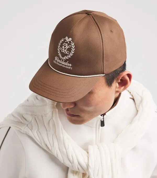 Ralph Lauren Purple Label X Wimbledon Silk Baseball Cap