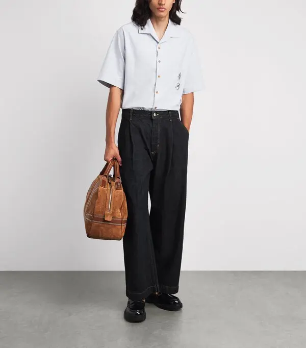 VIVIENNE WESTWOOD Organic Cotton Stripe Bowling Shirt
