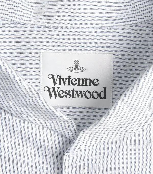 VIVIENNE WESTWOOD Organic Cotton Stripe Bowling Shirt