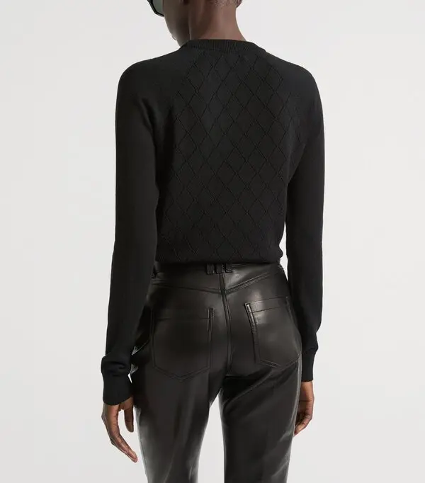 Balmain Merino Wool Button-detail Sweater