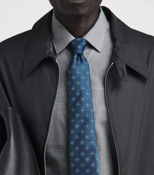 Canali Silk Jacquard Neck Tie
