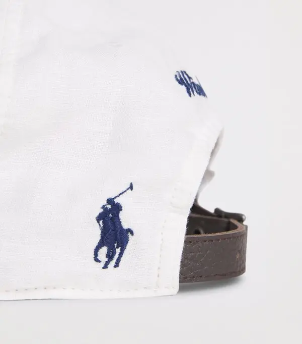 Polo Ralph Lauren Wimbledon Linen Logo Cap