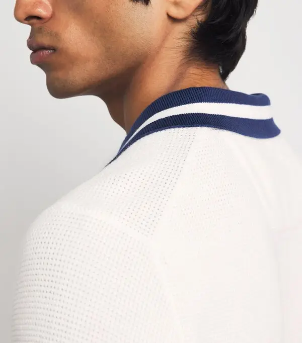 Polo Ralph Lauren X Wimbledon Cotton Waffle-knit Polo Shirt