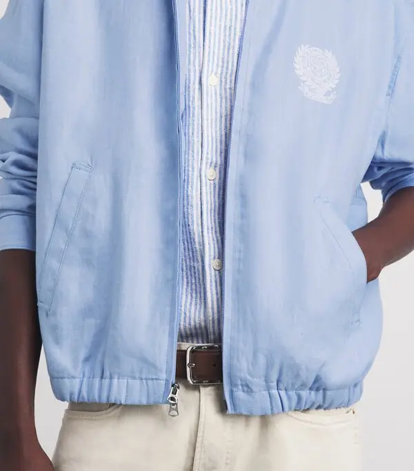 Polo Ralph Lauren X Wimbledon Linen Bayport Bomber Jacket