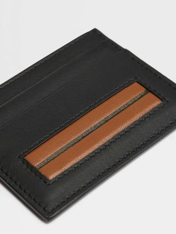 Zegna Leather Smooth Cardholder